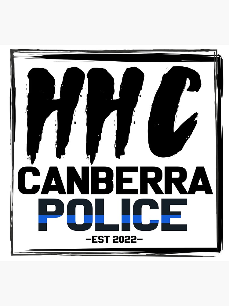 "Canberra Police - Happy Happy Creatives" Sticker for Sale by Benb2567 ...