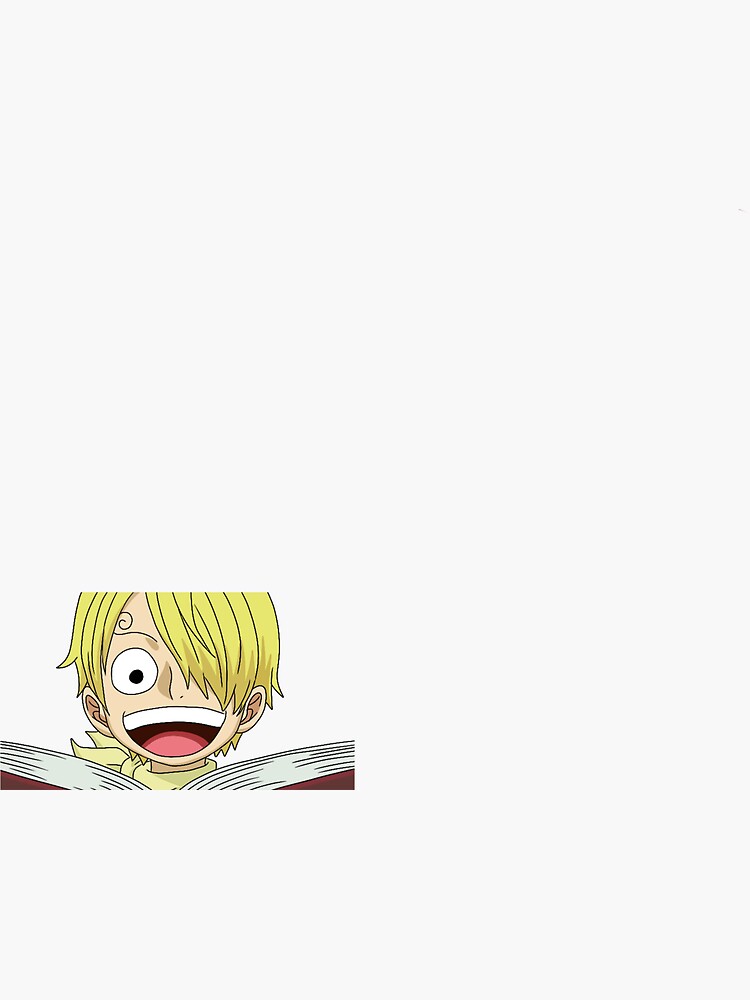 "Studious Sanji" Sticker for Sale by kkerstingshop | Redbubble