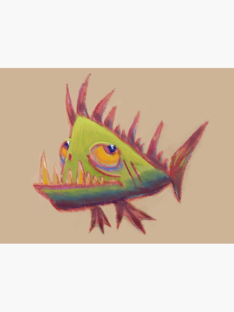 "Deep Sea Frog-Fish Character" Sticker for Sale by phishfart | Redbubble