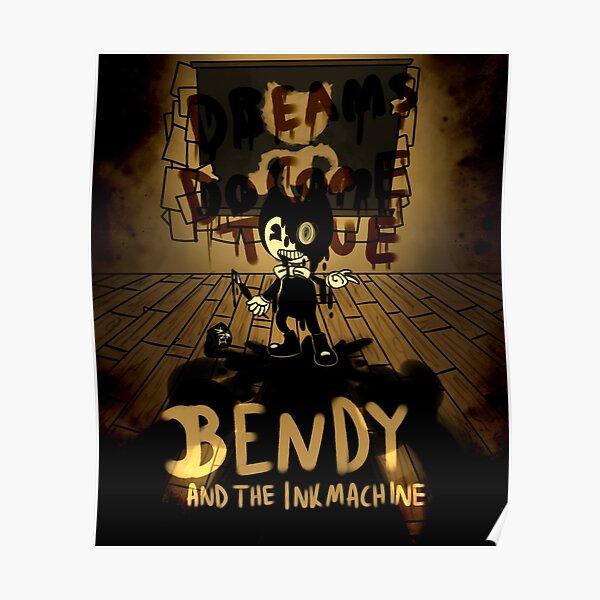 "bendy and the ink machine" Poster for Sale by lovemyronaa | Redbubble