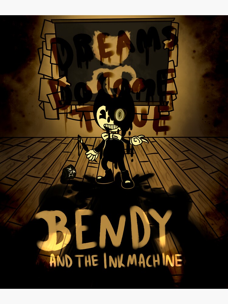"bendy and the ink machine" Sticker for Sale by lovemyronaa | Redbubble