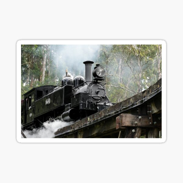 "Puffing Billy" Sticker for Sale by AndyFayeImagery | Redbubble