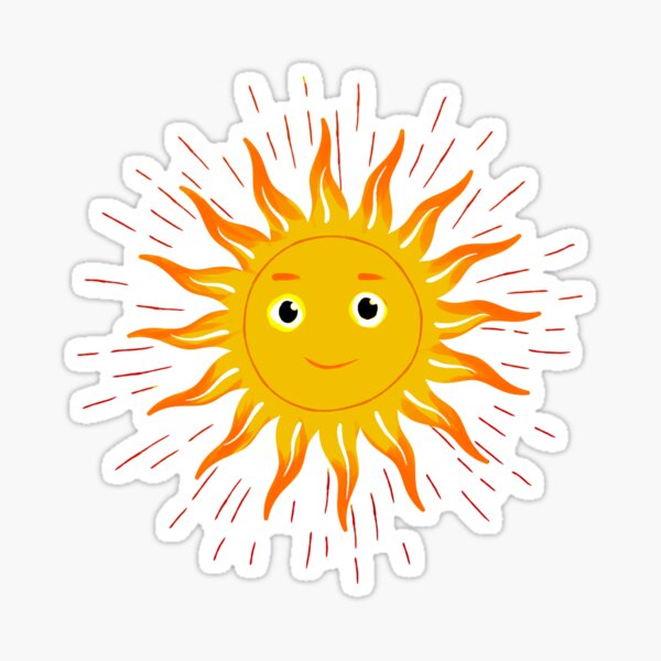 "Here comes the sun - Brushed Watercolor Painted Sun - Water Color ...