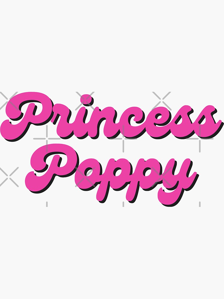 "Princess Poppy Drag Queen" Sticker for Sale by LailaAmira | Redbubble