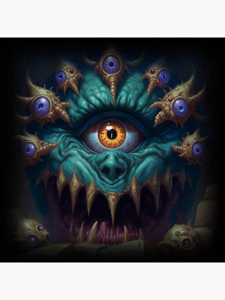 "Beholder: The All-Seeing" Poster for Sale by FForgeworks | Redbubble