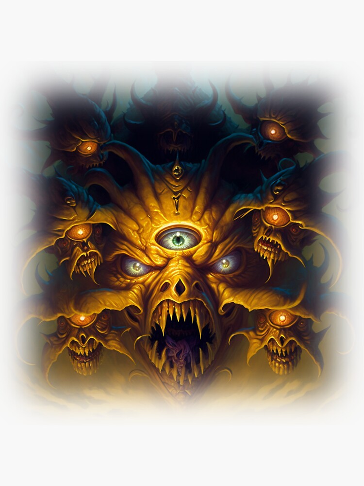 "Beholder: Tyrant" Sticker for Sale by FForgeworks | Redbubble