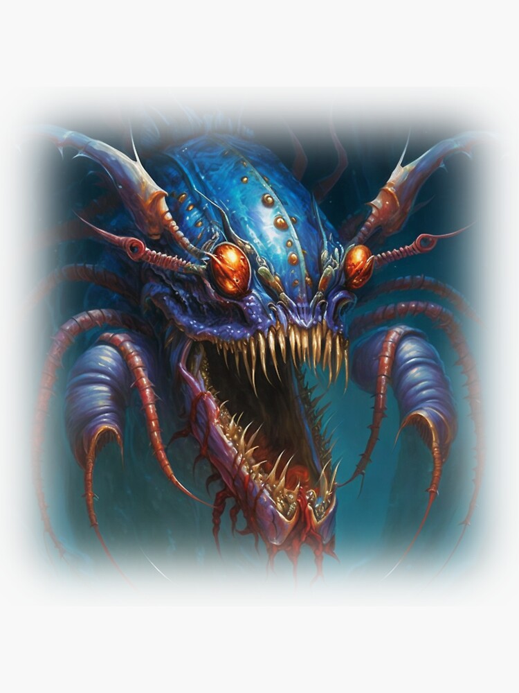 "Chuul: The Lovecraftian Horror" Sticker for Sale by FForgeworks ...