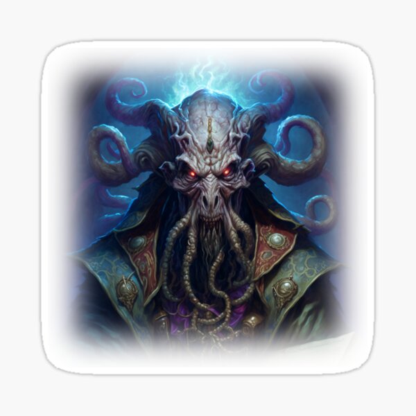 "Mind Flayer: The Mastermind" Sticker for Sale by FForgeworks | Redbubble