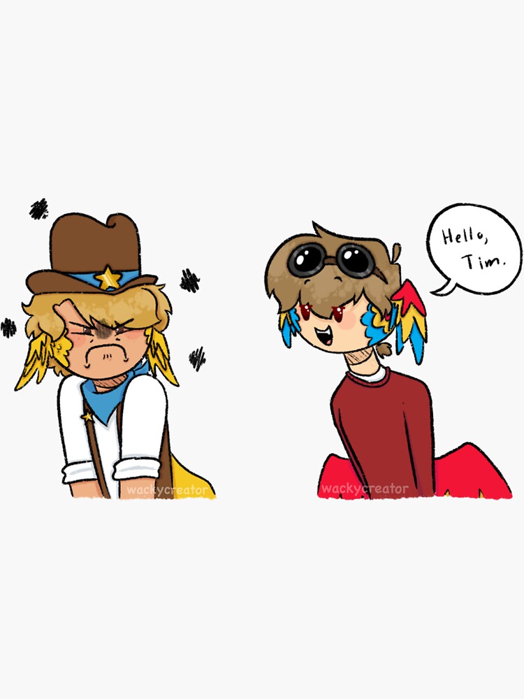 "Cod Duo but funny" Sticker for Sale by wackycreator | Redbubble