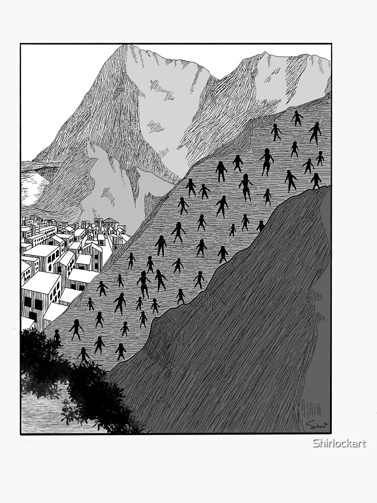 "Human Spaghetti " Sticker for Sale by Shirlockart | Redbubble