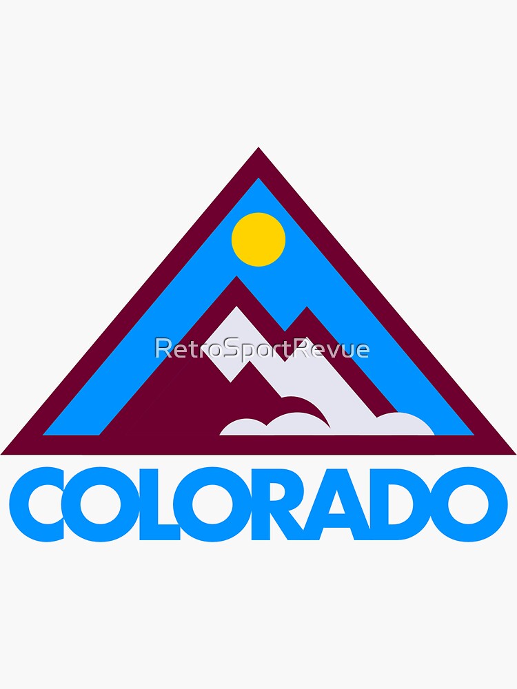 "Retro Colorado Hockey Logo Sticker" Sticker for Sale by ...