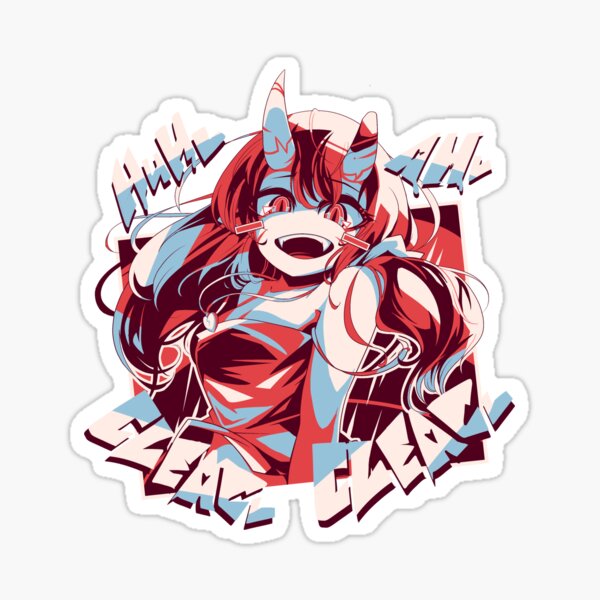 "cleak cleak" Sticker for Sale by BerryVerrine | Redbubble