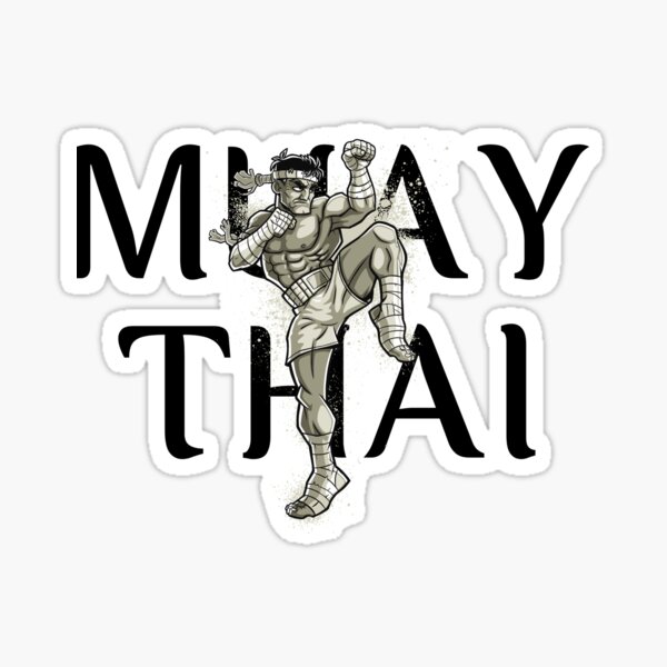 "Muay thai" Sticker for Sale by luxuryty | Redbubble