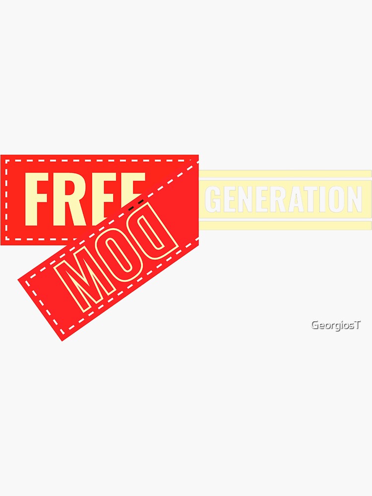 "Freedom Generation" Sticker for Sale by GeorgiosT | Redbubble