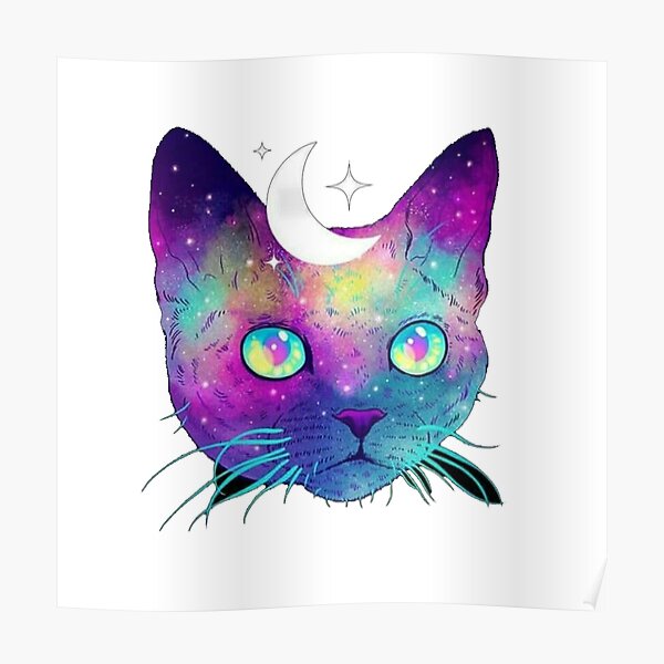 "Ap Lang Space Cat" Poster for Sale by ContrastColor | Redbubble