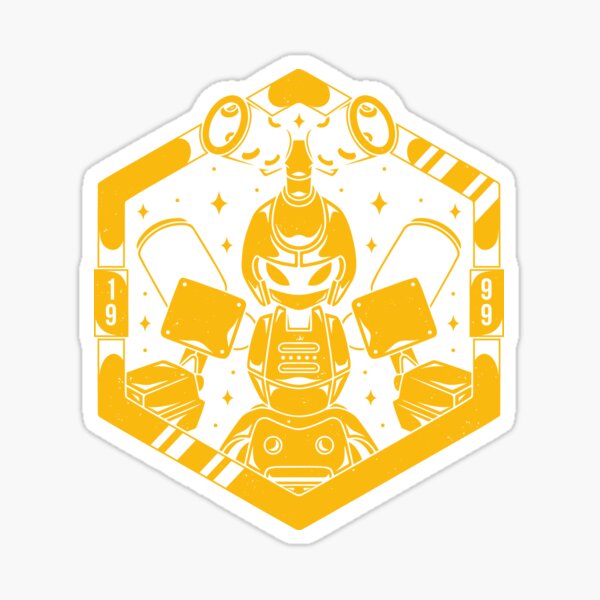 "Kabuto Type Robot" Sticker for Sale by AlundrART | Redbubble