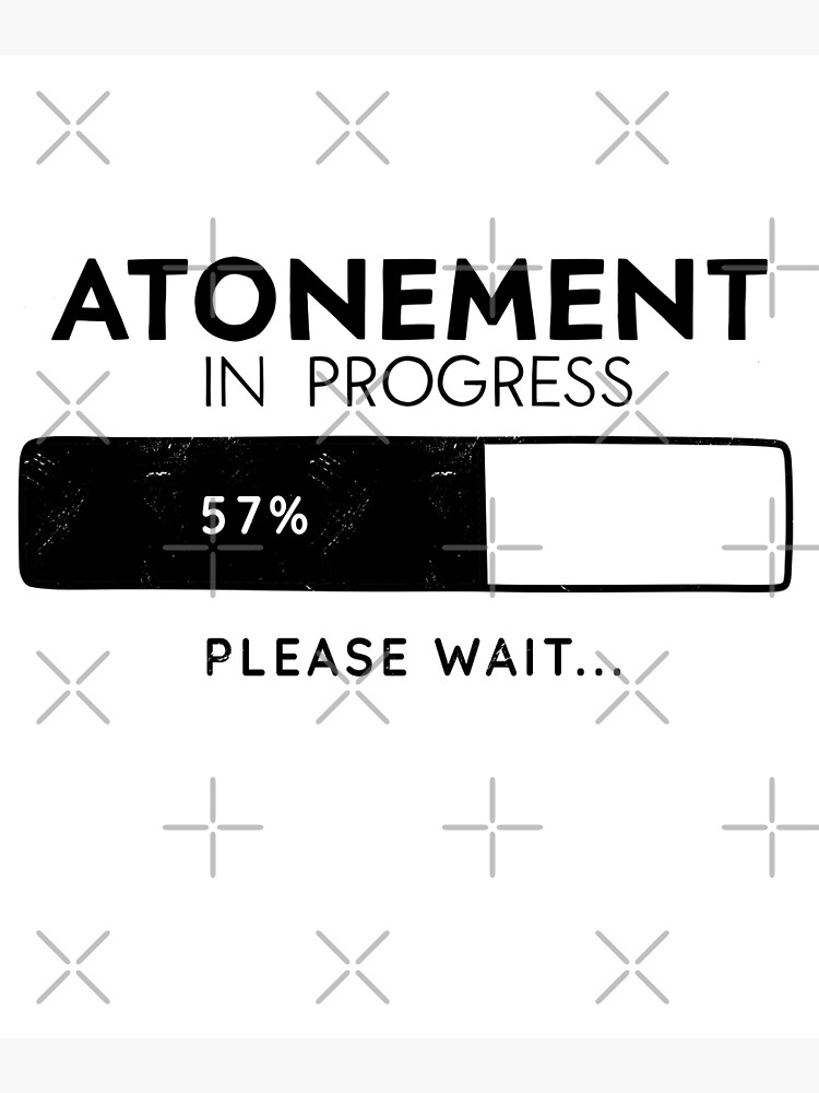 Atonement In Progress, Yom Kippur Tzom Kal Premium Matte Vertical ...