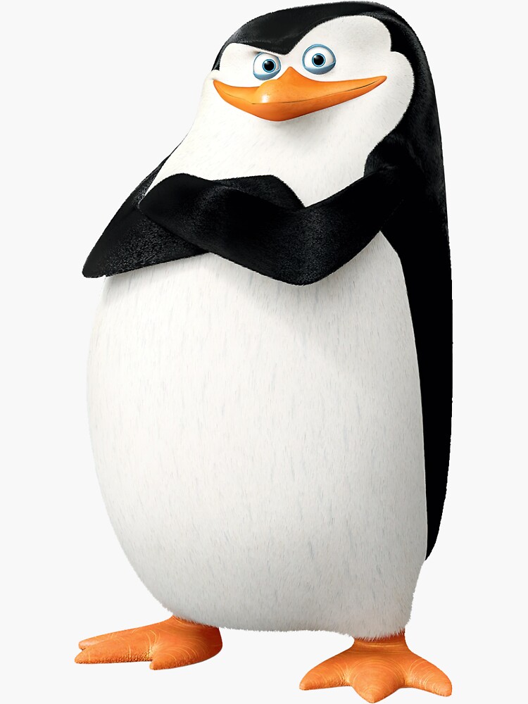 "Skipper Penguins" Sticker for Sale by BryanDaniels | Redbubble