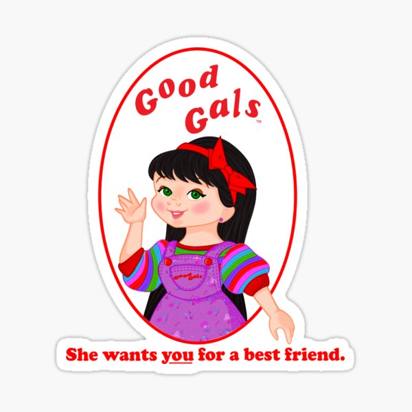 "Good Gals Bubble " Sticker for Sale by Hdamballa | Redbubble