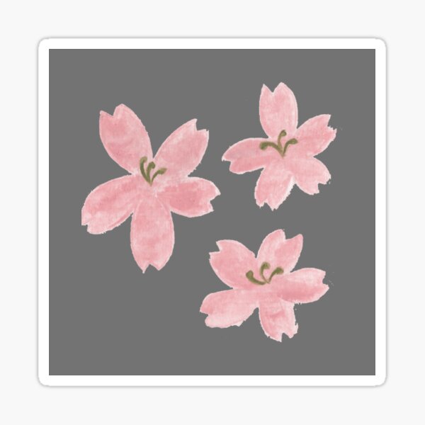 "Pink Flowers" Sticker for Sale by UniSh123 | Redbubble