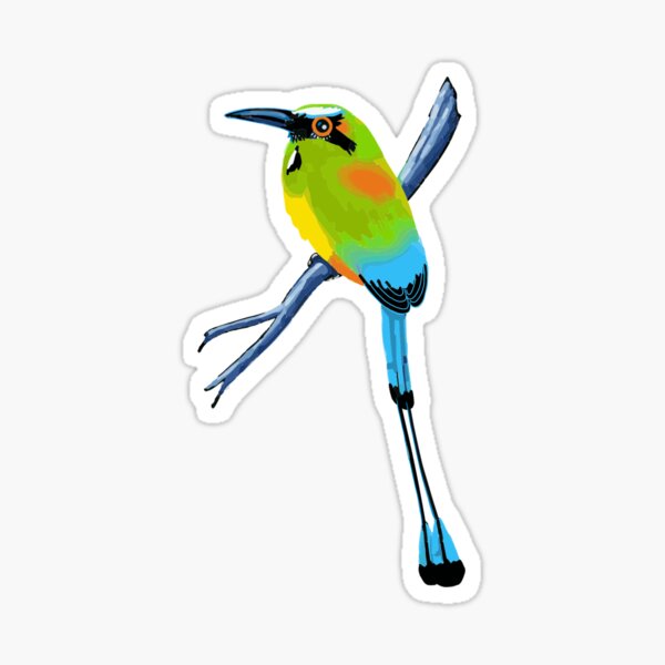 Pegatina con la obra «Beautiful Torogoz of El Salvador » de ...