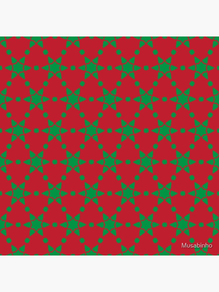 "Morocco flag colors inspired patterns" Poster for Sale by Musabinho ...