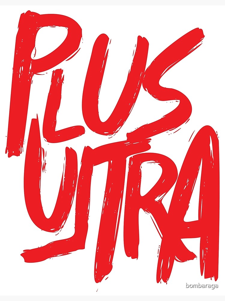 "Plus Ultra My Hero Academia" Poster for Sale by bombaraga | Redbubble