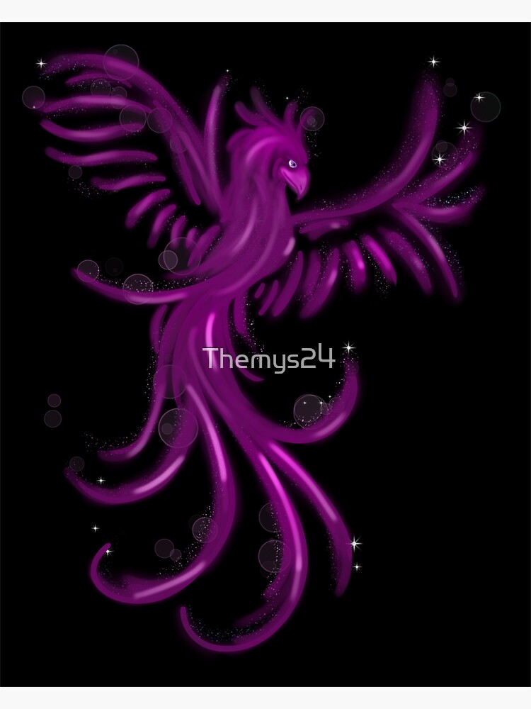 "Pink Phoenix" Sticker for Sale by Themys24 | Redbubble