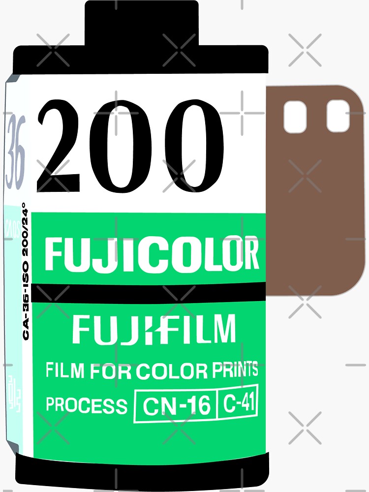 "Fuji Film 200" Sticker for Sale by ameladriann | Redbubble
