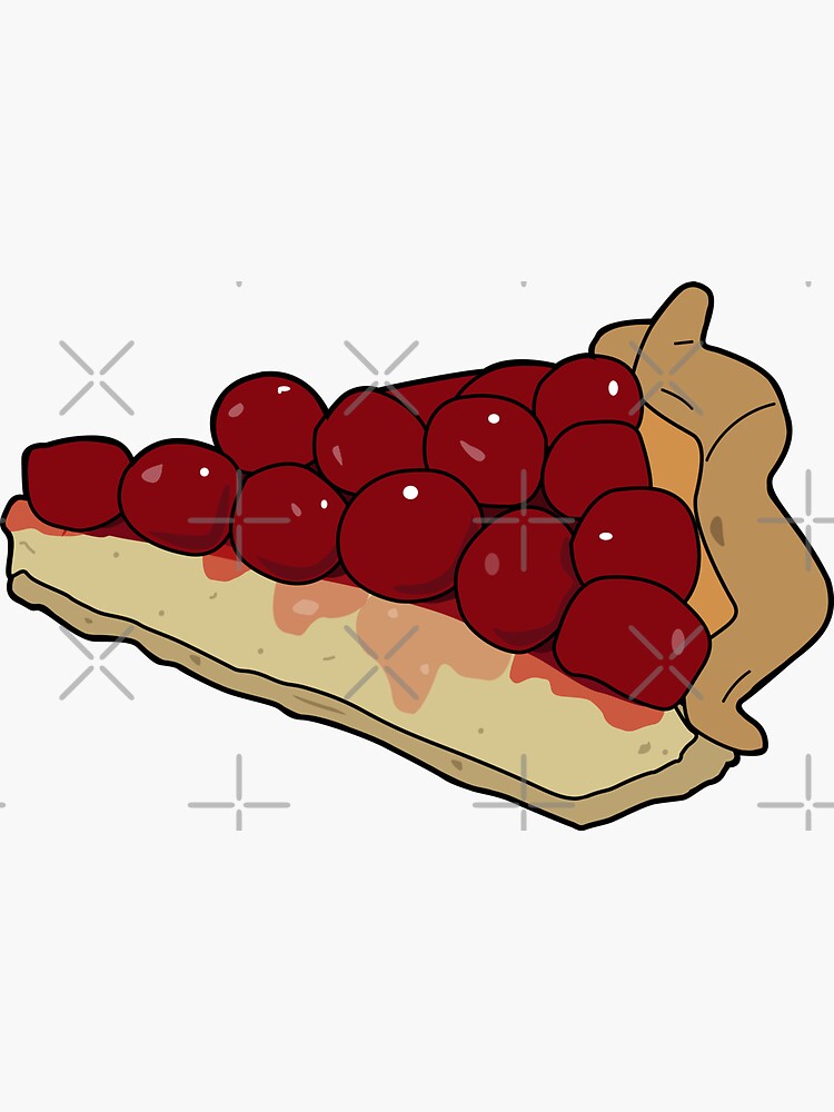 "Cherry Pie " Sticker for Sale by Vector-Sunset | Redbubble