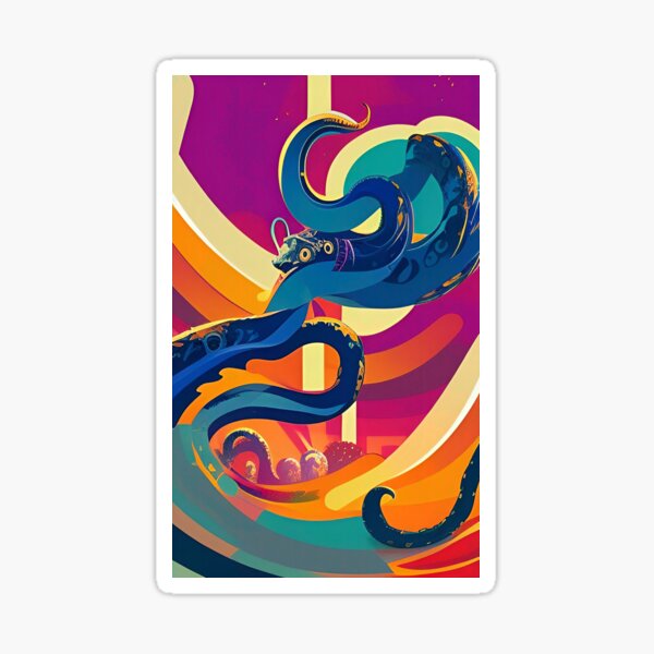 "Kraken ZL0065/22" Sticker for Sale by Zombielongy | Redbubble