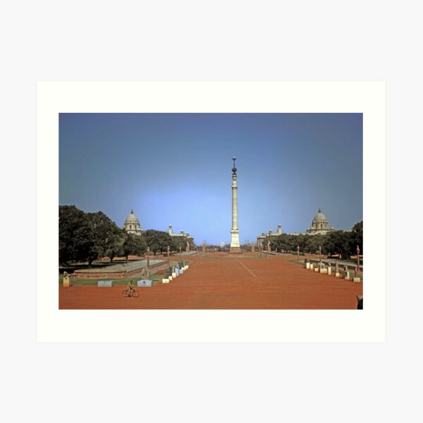 "1940s - View of the Jaipur Column with the Rashtrapati Bhavan and ...