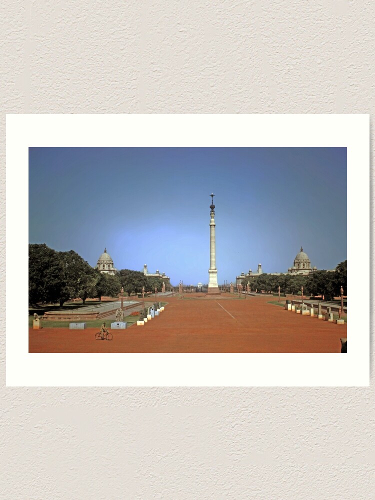 "1940s - View of the Jaipur Column with the Rashtrapati Bhavan and ...