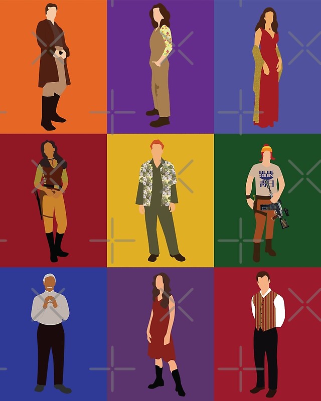 "Firefly Character Print" by ehaverstick | Redbubble