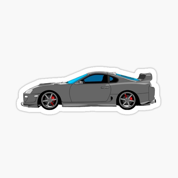 "Toyota Supra" Sticker for Sale by Garica | Redbubble