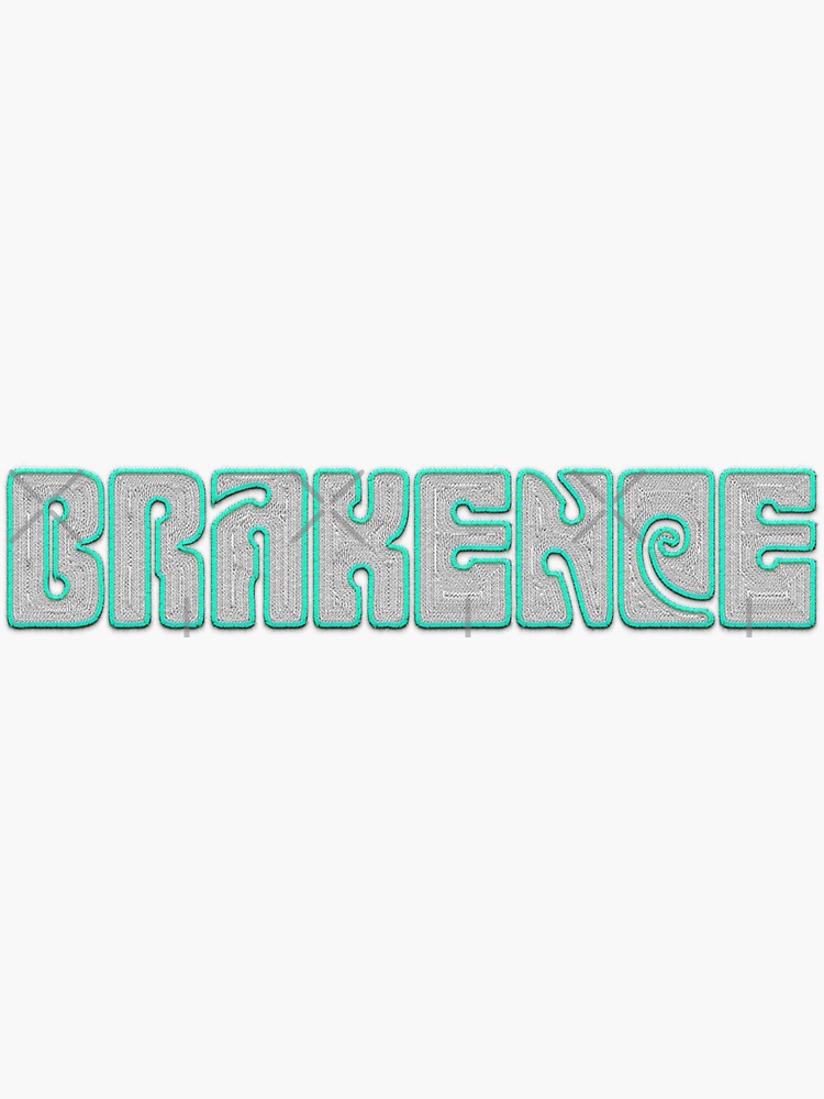 "Brakence Embroidered Patch" Sticker for Sale by MaisonDeNo | Redbubble