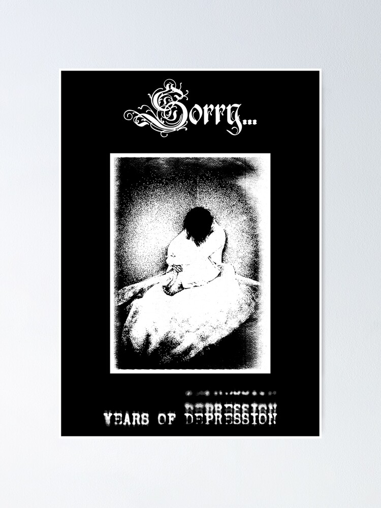 "Sorry..." Poster for Sale by AP Design | Redbubble