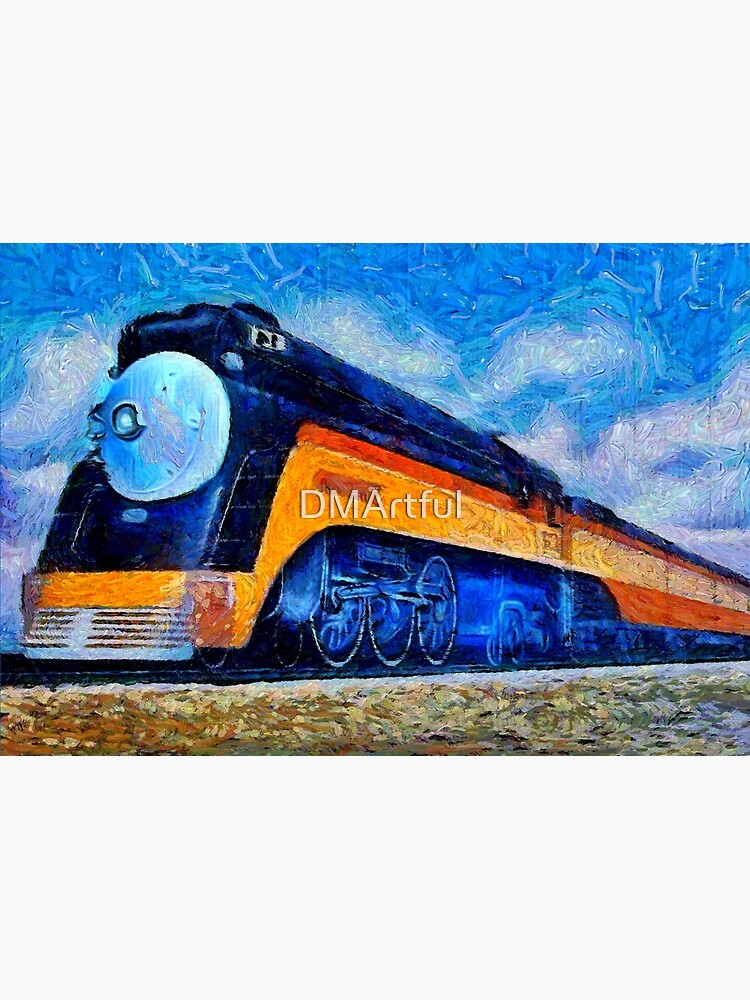 "SOLD Southern Pacific Sunbeam, Steam Locomotive, in the style of Van ...