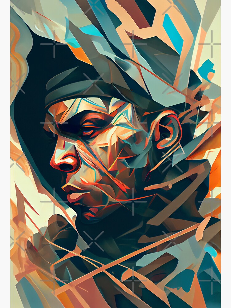 "LA Gangsta Abstract" Sticker for Sale by MarkColeImaging | Redbubble