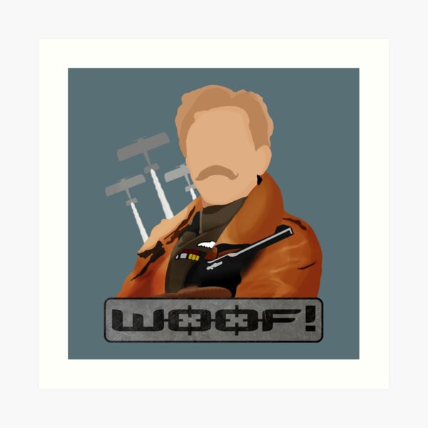 "Lord Flashheart 'Woof' Design" Art Print for Sale by davidspeed ...