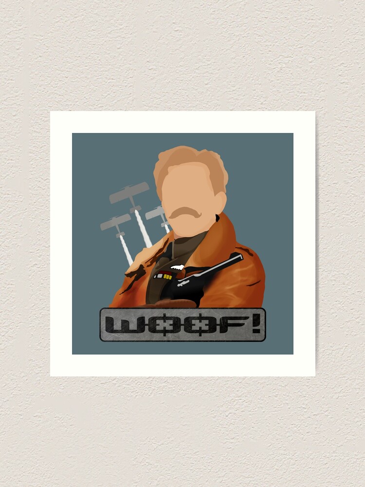 "Lord Flashheart 'Woof' Design" Art Print for Sale by davidspeed ...