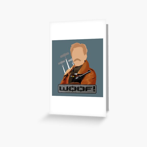 "Lord Flashheart 'Woof' Design" Greeting Card by davidspeed | Redbubble
