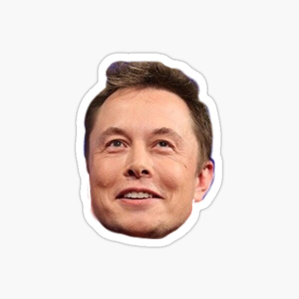 "Elon Musk" Sticker for Sale by abigailclairej | Redbubble