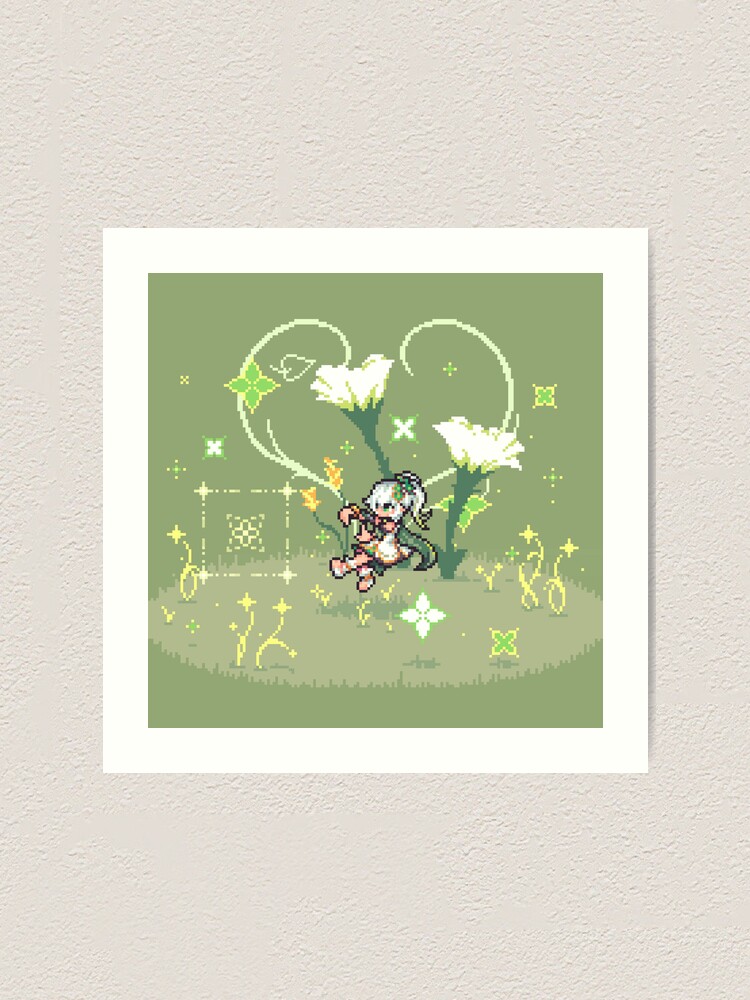 "Nahida - Genshin Impact Pixel Art" Art Print for Sale by ...