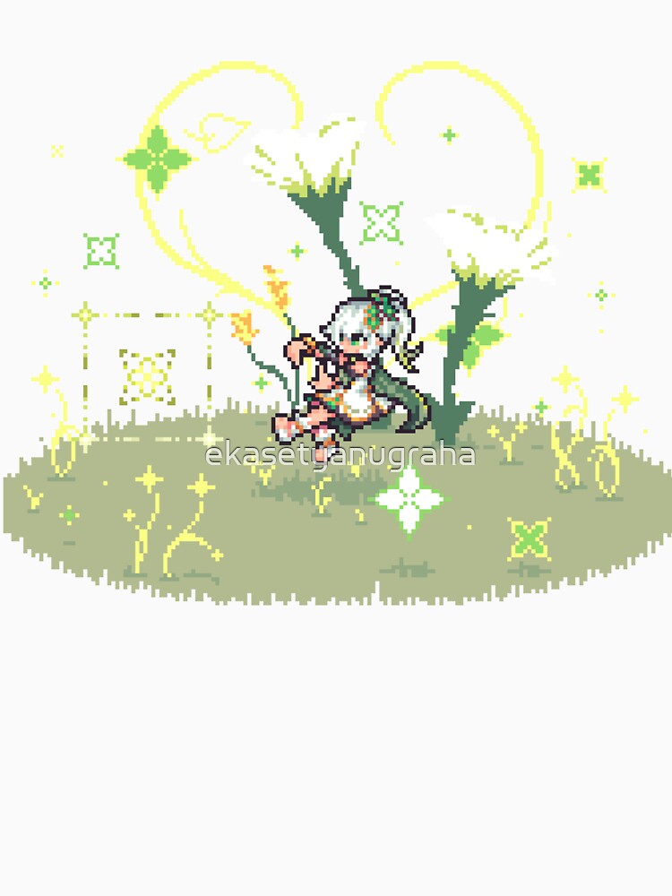 "Nahida - Genshin Impact Pixel Art" T-shirt for Sale by ekasetyanugraha ...