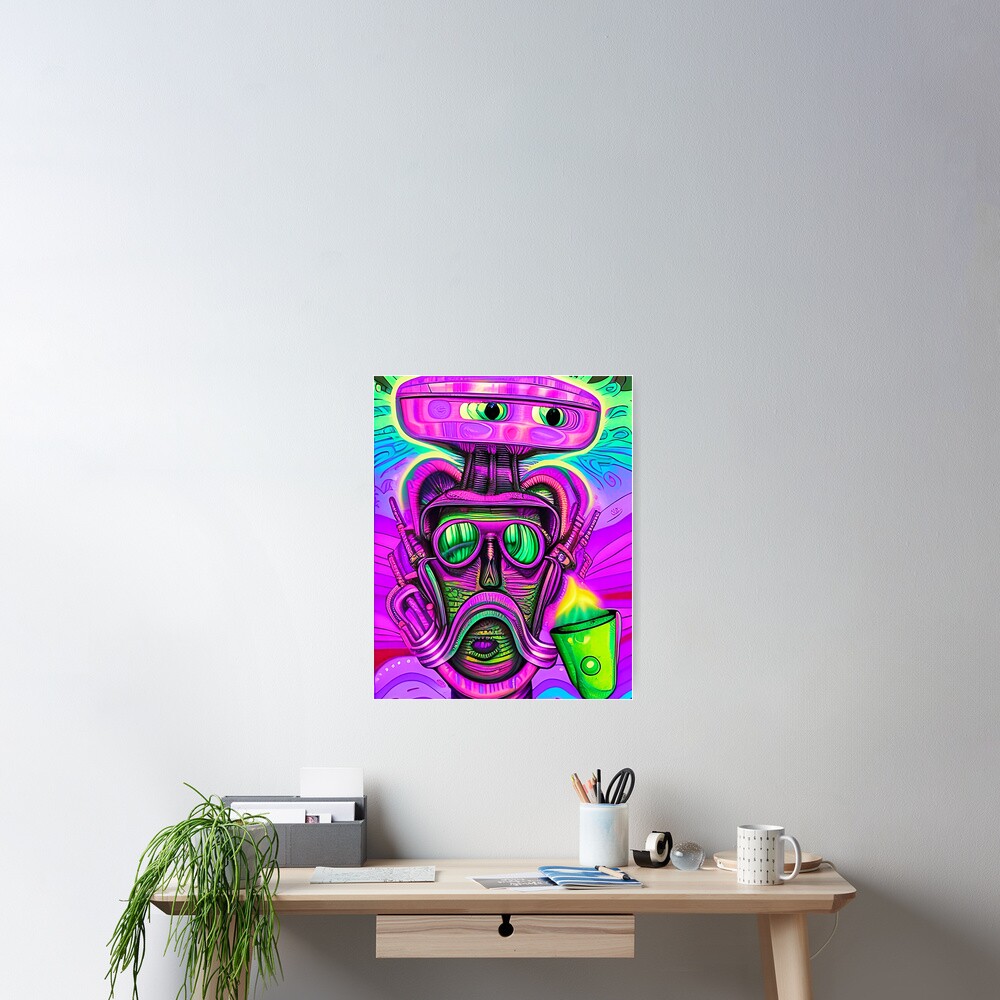 "Super Trippy and psychedelic colorful art" Poster for Sale by Neo-Expression | Redbubble