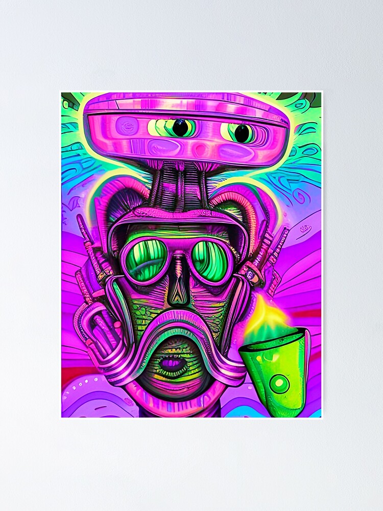 "Super Trippy and psychedelic colorful art" Poster for Sale by Neo ...