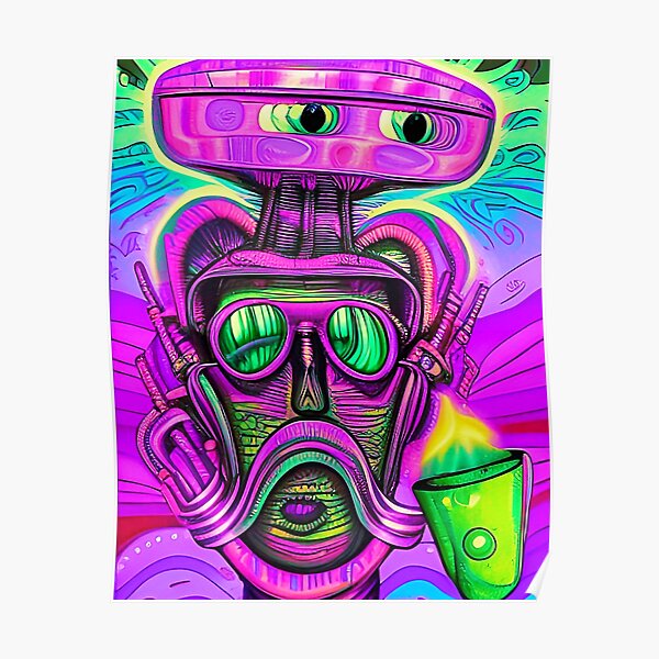 "Super Trippy and psychedelic colorful art" Poster for Sale by Neo ...