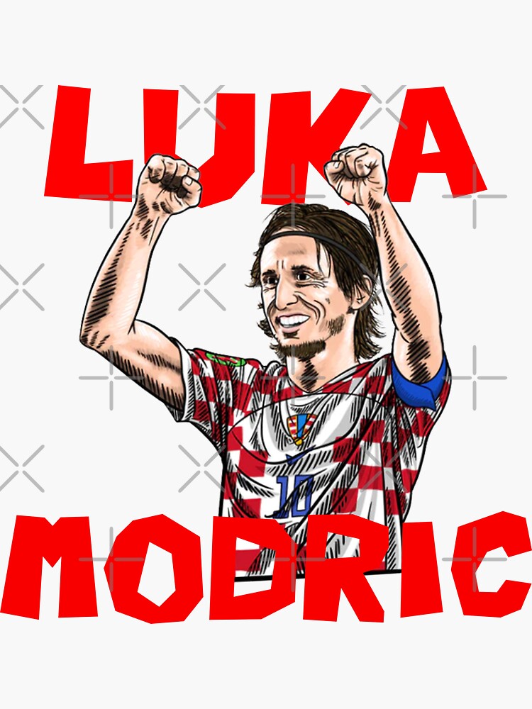 "Luka Modric - Croatia - Hrvatska" Sticker for Sale by TRUE-FANS ...