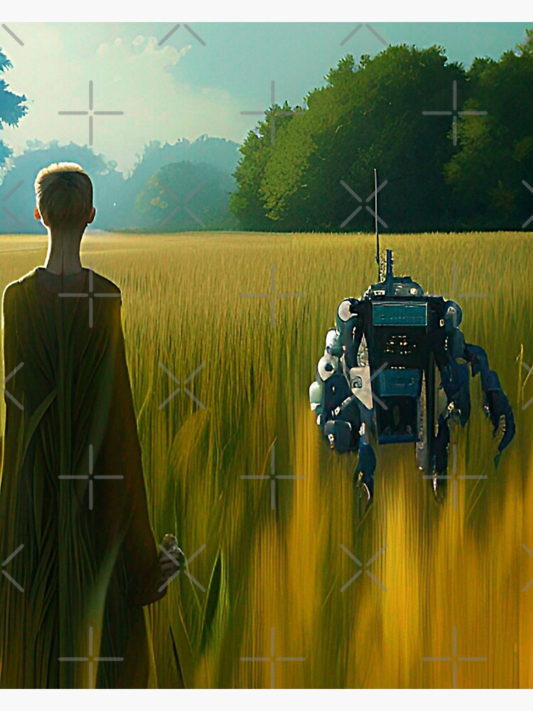 "Retrofuturism. Post-apocalyptic futuristic art" Sticker for Sale by ...